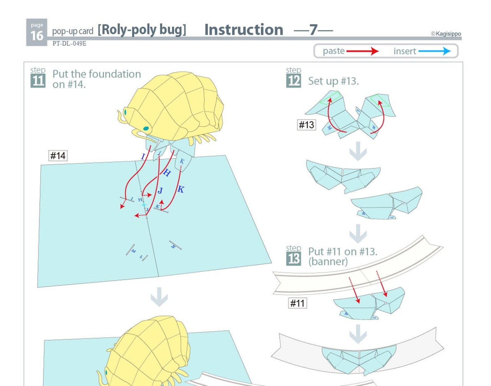Template__pop-up Card__roly-poly (pdf_digital Download File) - Etsy