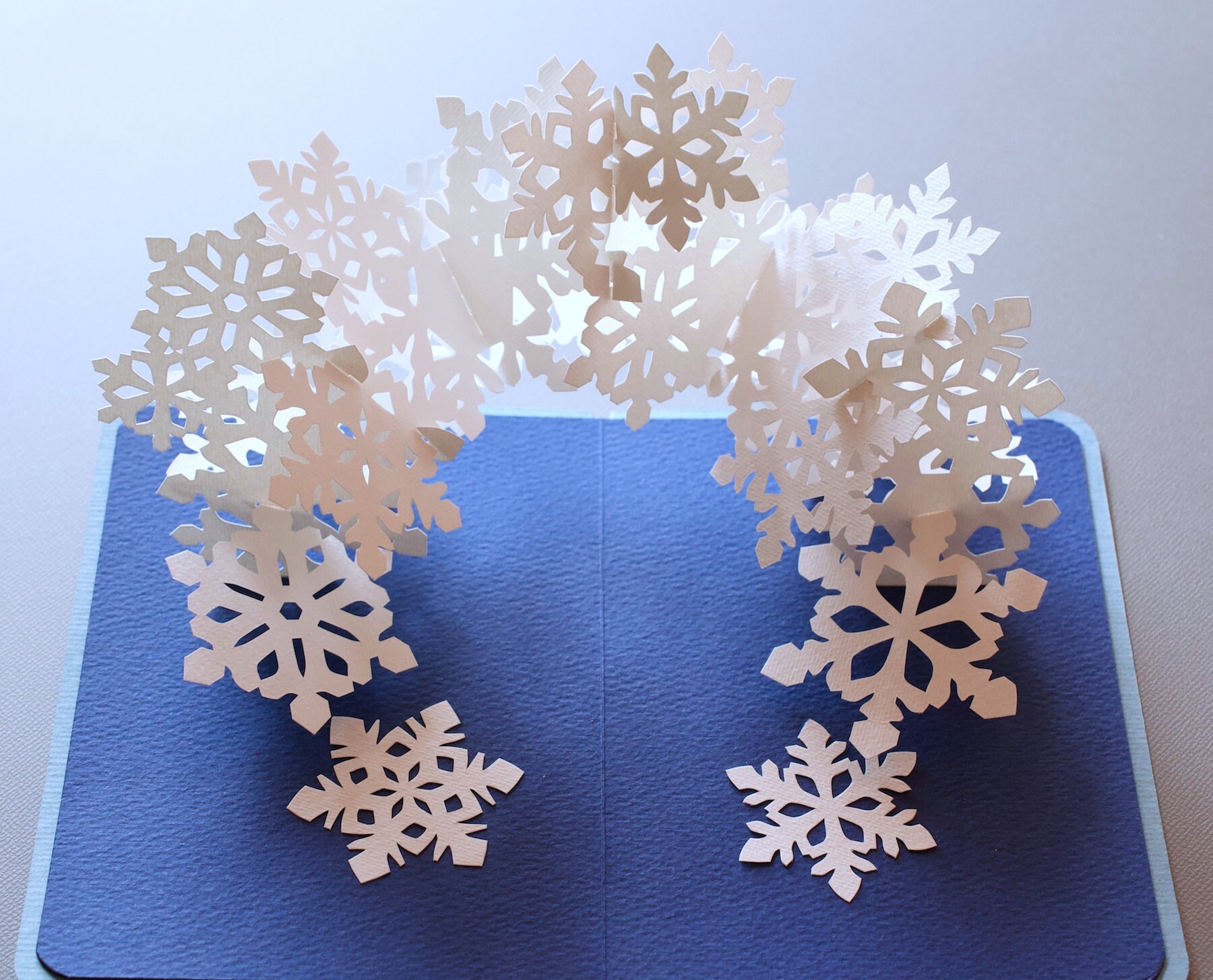 Pattern__(pop-up Card)_snowflakes (pdf_digital Download File) - Etsy Canada