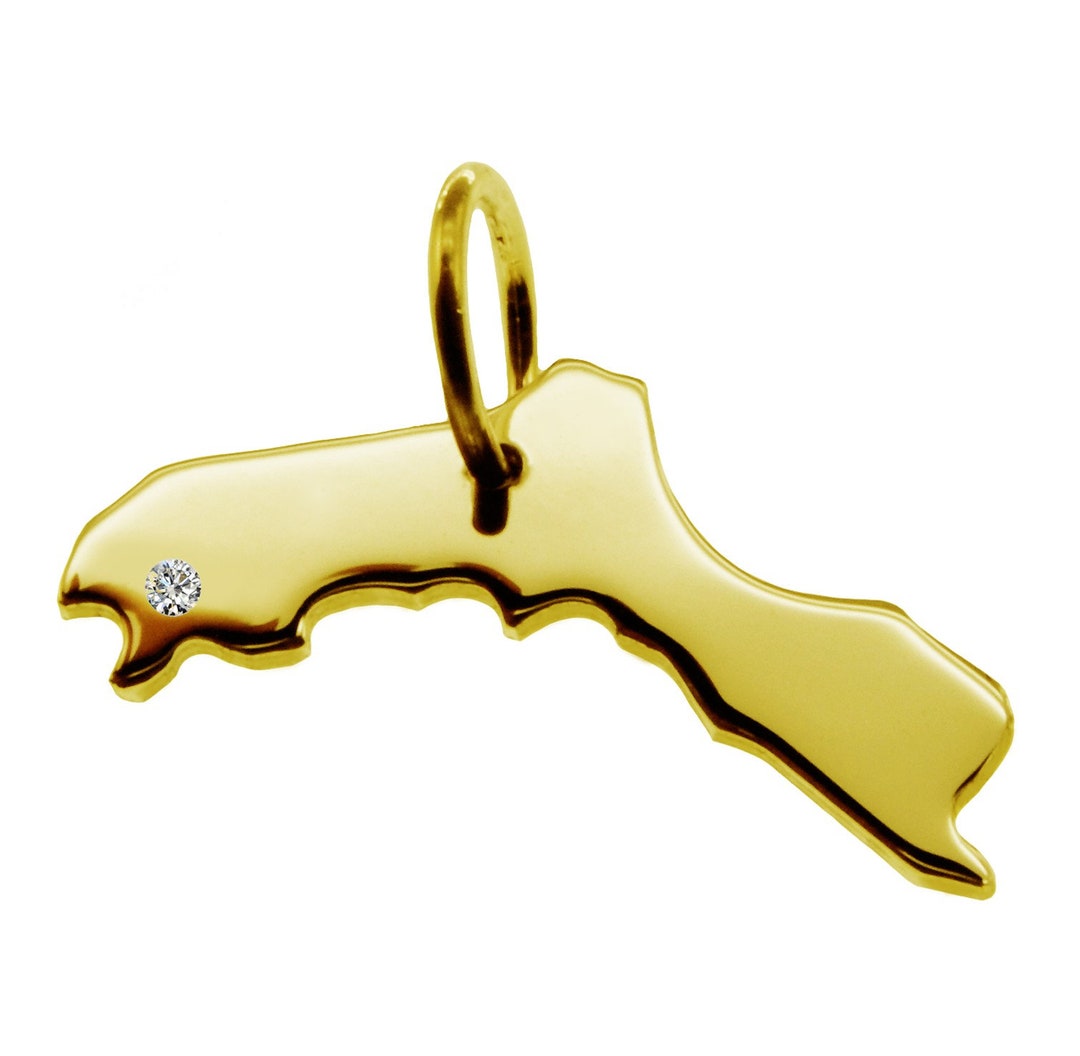 Chain Pendant in the Shape of the Map of Kurdistan With - Etsy