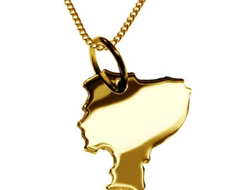 Ecuador Gold Necklace - Etsy