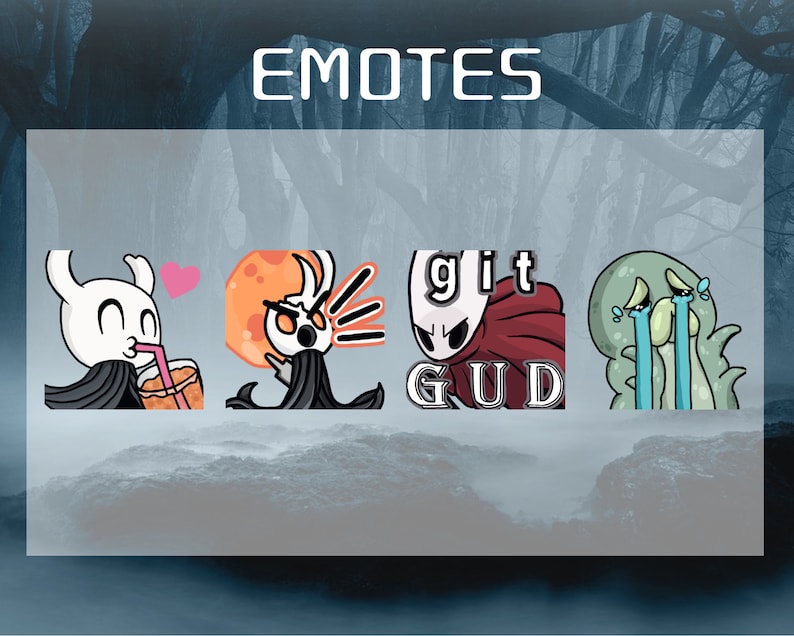HOLLOW KNIGHT EMOTES (4) | Twitch | Discord | Youtube | Streaming ...