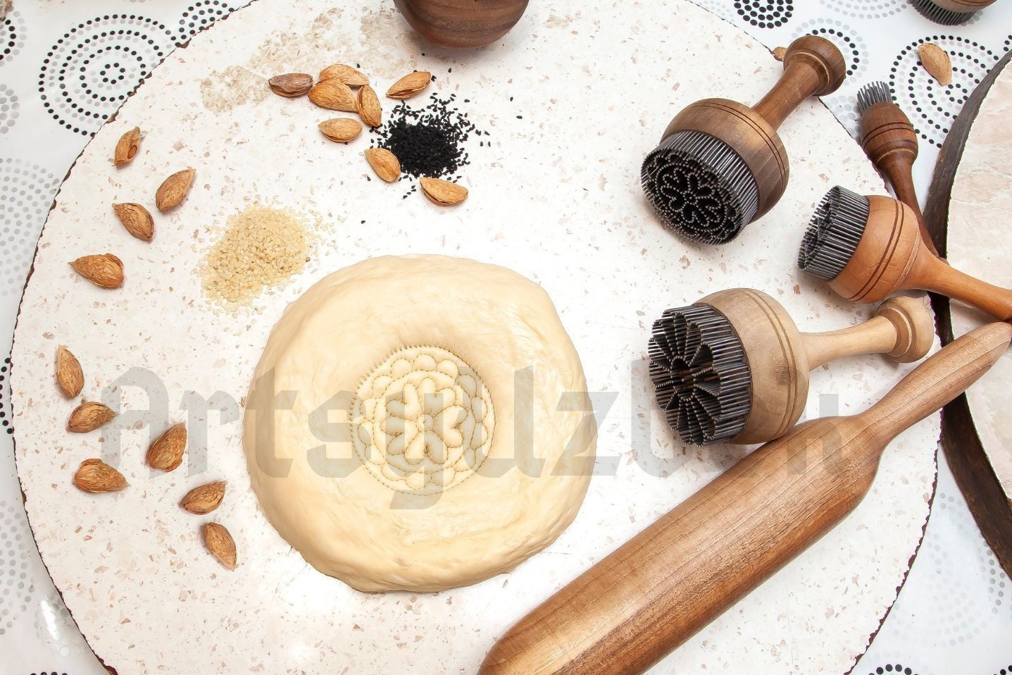 Chekich bread stamps 2.36'' / 0.59'' across | Etsy