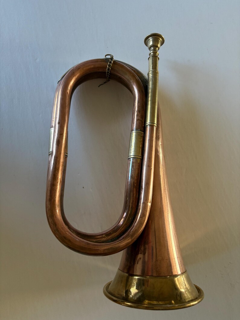 Vintage Military Style CALVARY BUGLE Horn in Brass. - Etsy