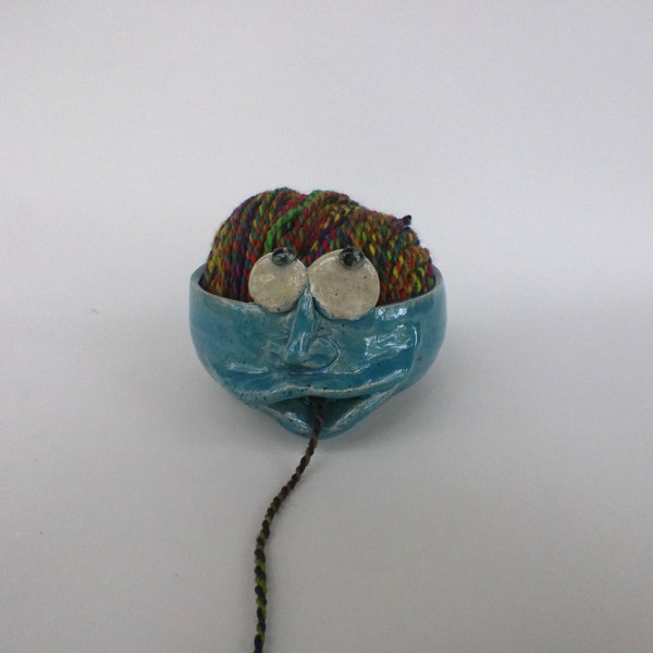 Funny Face Yarn Bowl - Etsy