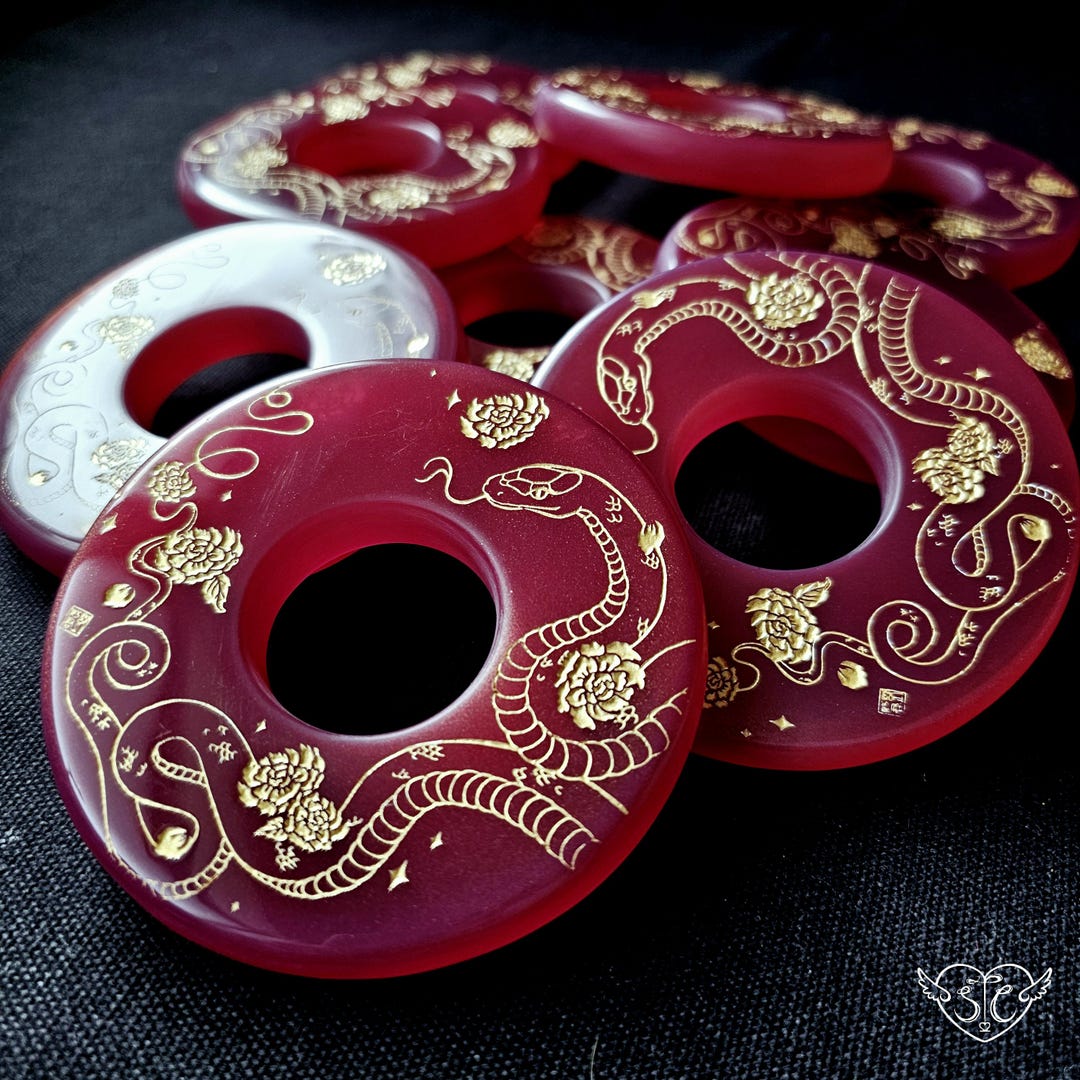 Limited Release Kendo Shinai Resin Tsuba - Year of the Snake - Etsy