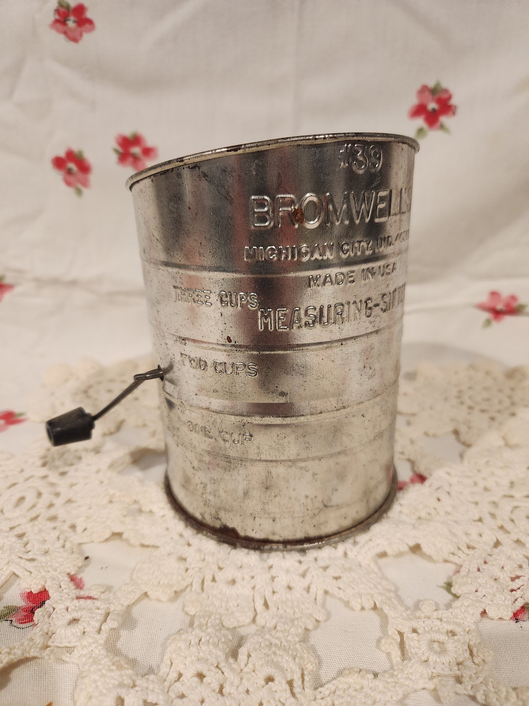 Vintage Bromwell Flour Sifter - Etsy