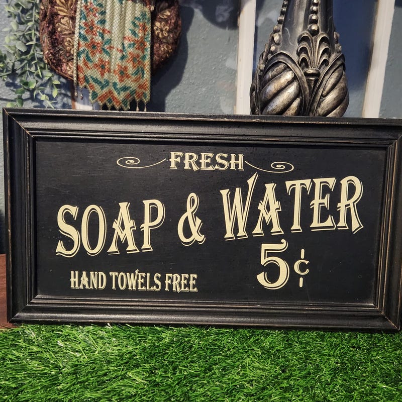 Soap 5 Cents Sign - Etsy