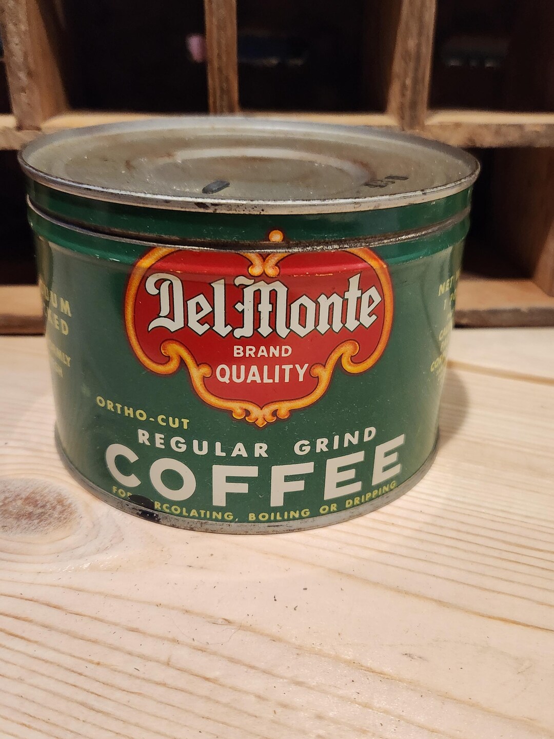 Vintage Del Monte Coffee Can, Tin Cans - Etsy