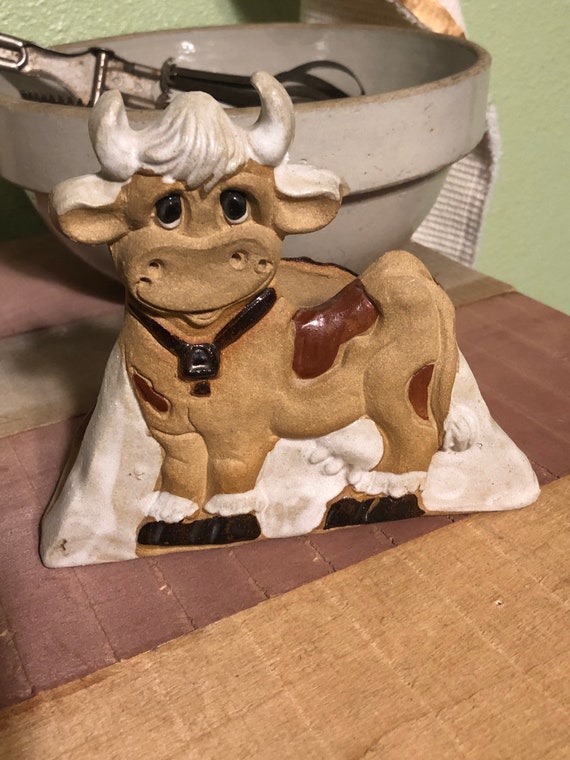 Max Hindt Pottery Bull Cow Farmhouse County Kitchen | Etsy