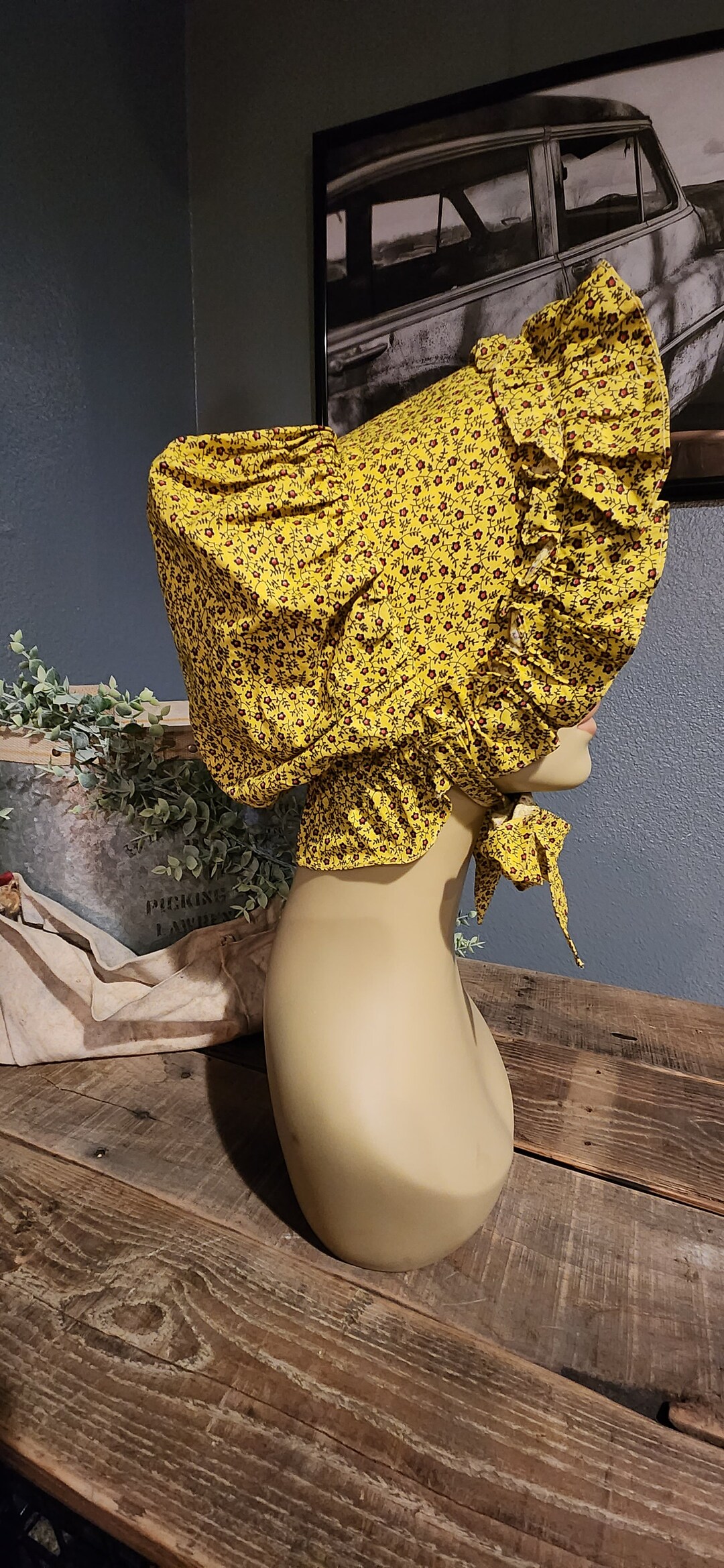 Bonnet, Pioneer Style, Costume - Etsy