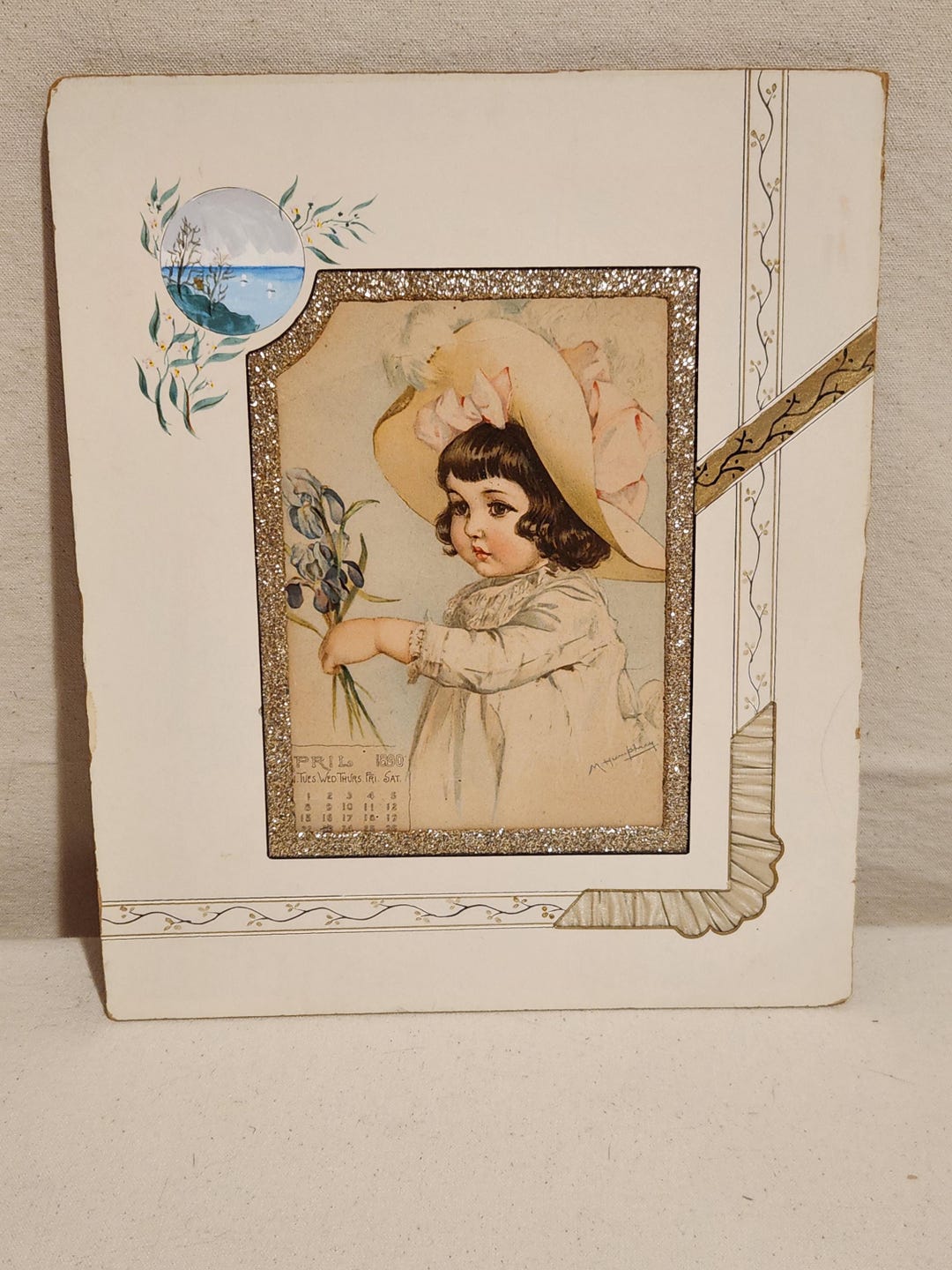 Antique, 1890 Calendar, Maude Humphrey - Etsy