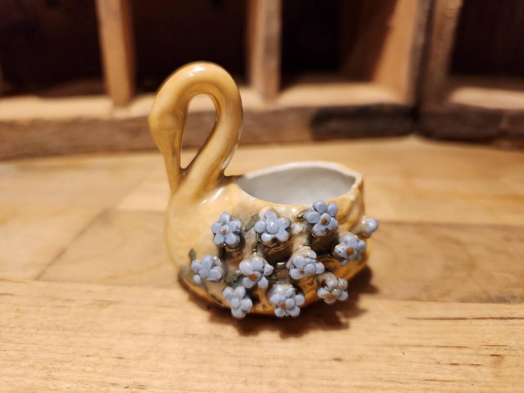 Vintage Elfinware Swan Toothpick Holder, Germany - Etsy