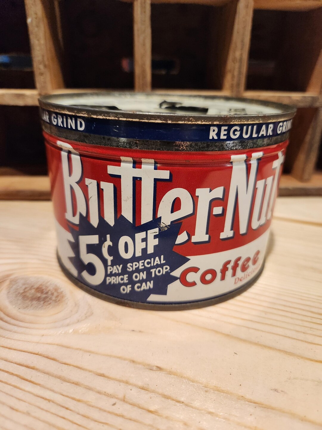 Vintage Butter Nut Coffee Can, Tin Cans - Etsy