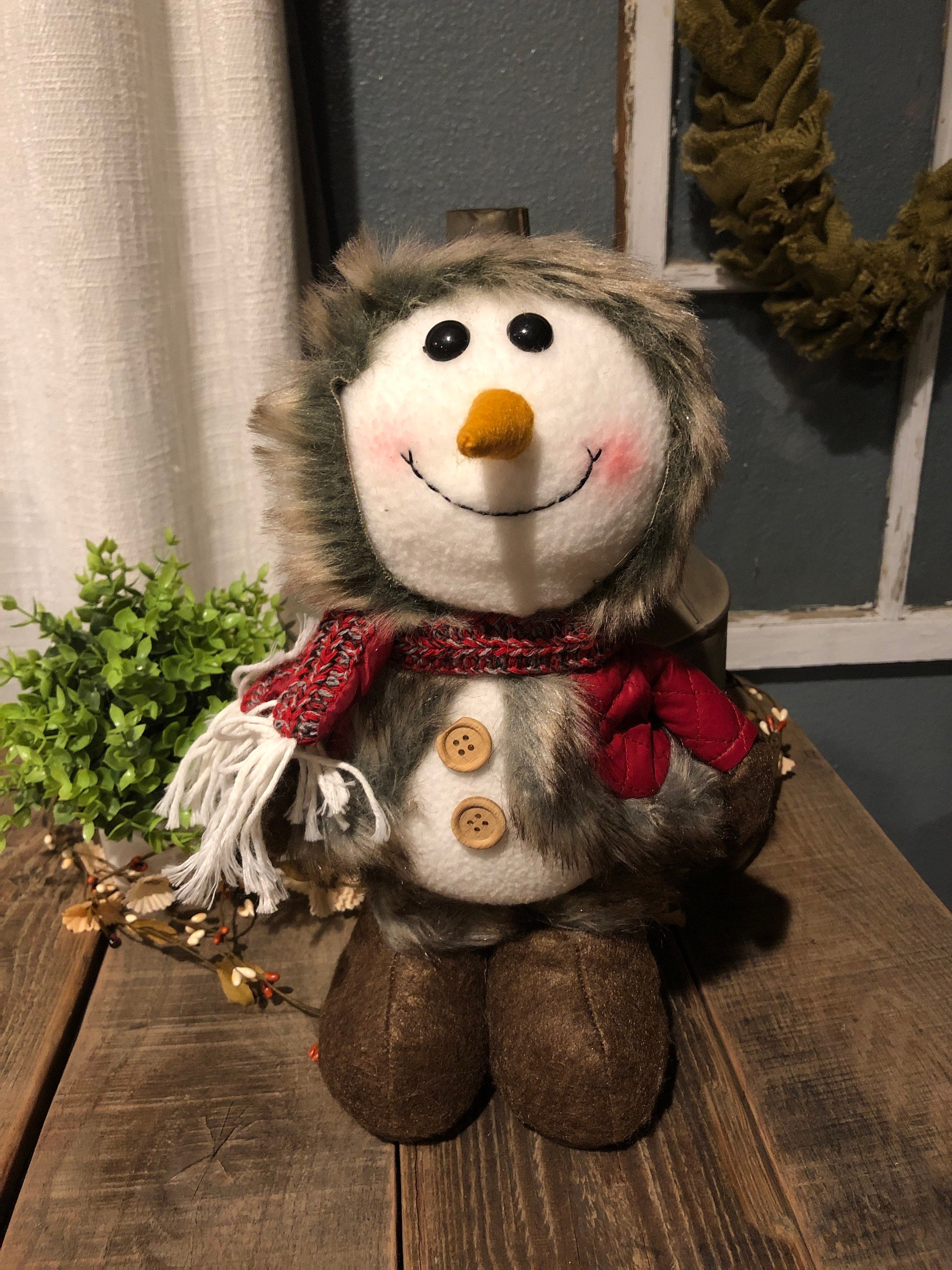 Outdoor Snowman Decoration - Etsy