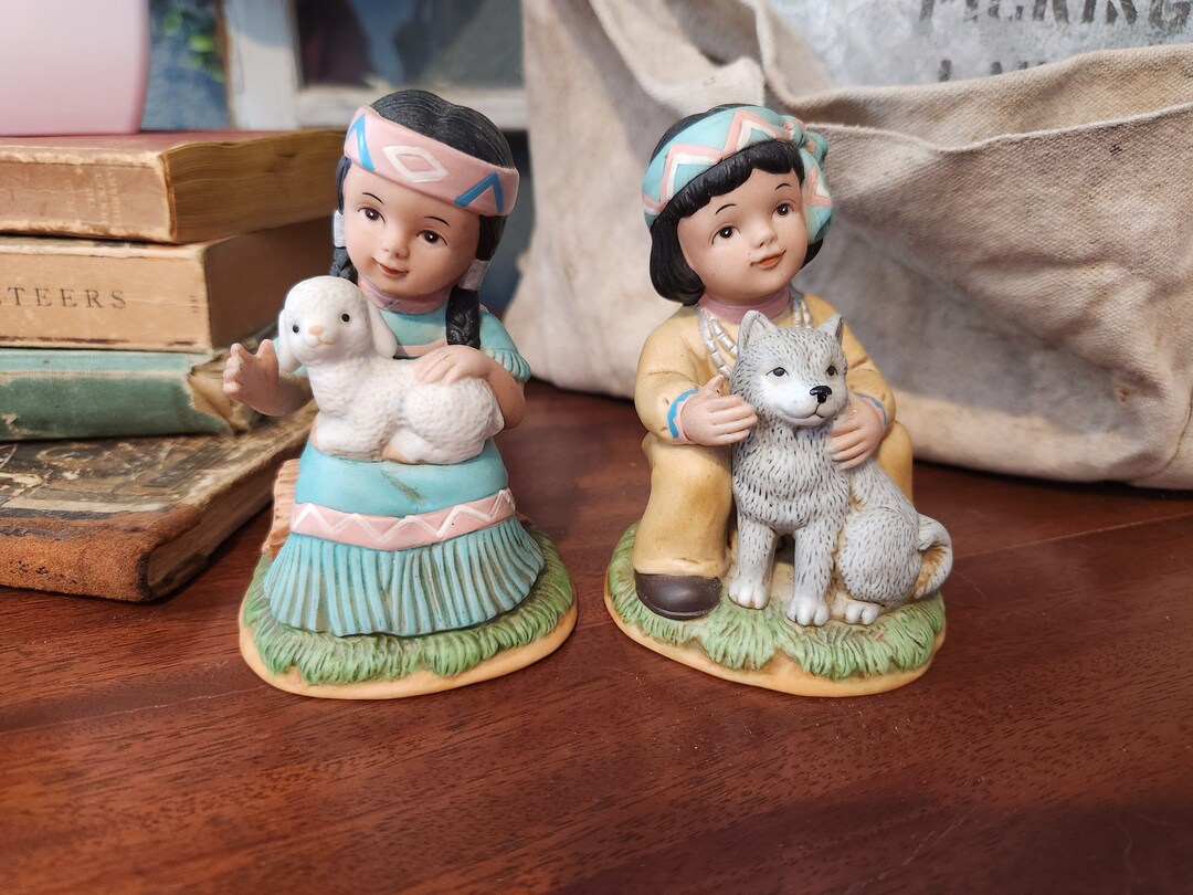Homco, Native American Knick Nacks - Etsy
