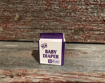 Dollhouse Baby Diapers - Etsy