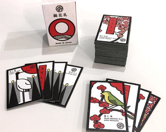 Hanafuda, Japanese Flower Cards, Hana-karuta, Handmade, Playing Cards ...