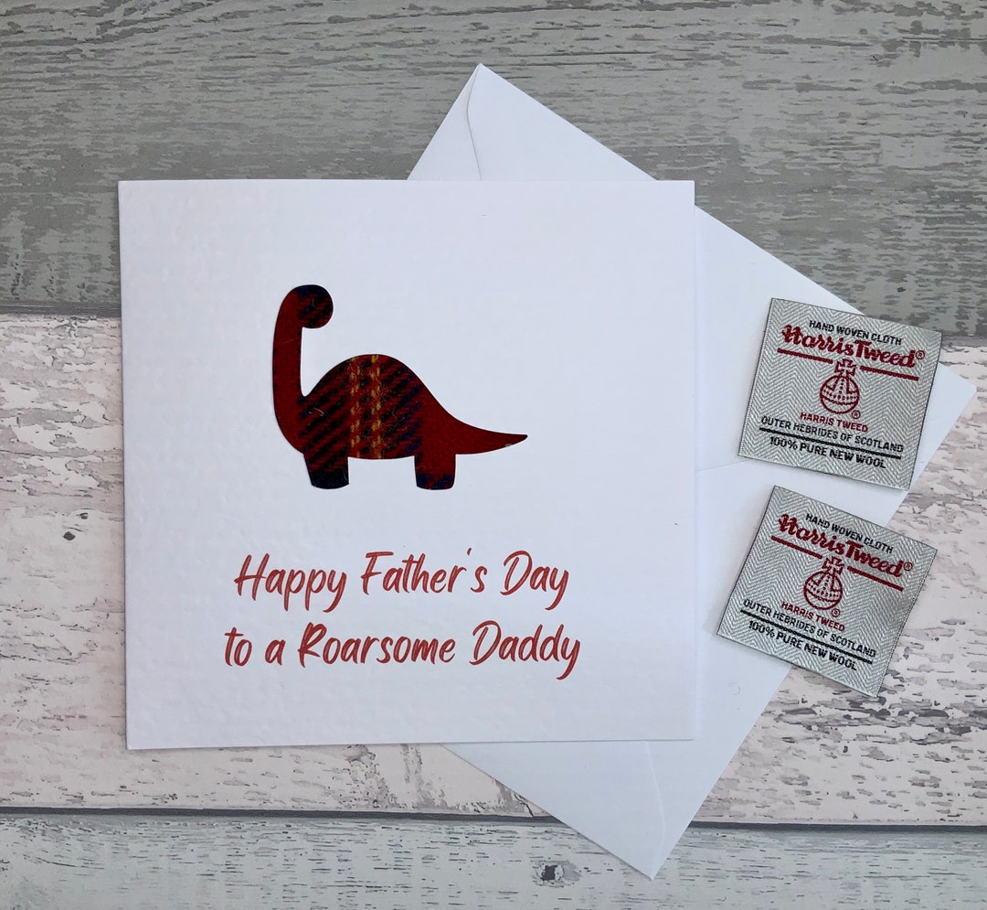 Dinosaur Father's Day Greeting Card, Happy Father's Day, Daddy Card ...