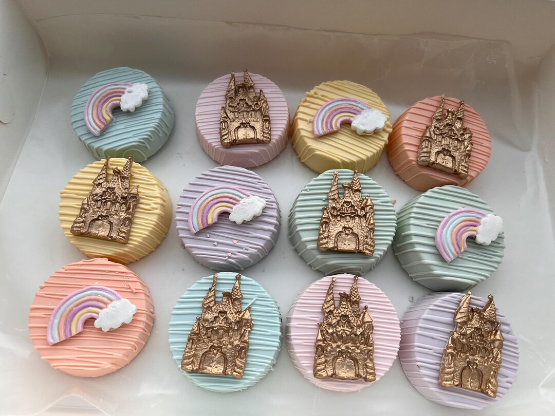 Princess Castle/rainbow Oreos - Etsy