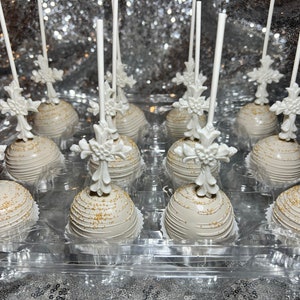 Baptism, Communion, or Confirmation Cake Pops local Pick up Only - Etsy