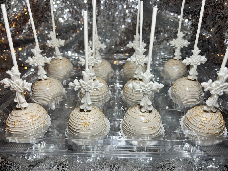 Baptism Communion or Confirmation Cake Pops - Etsy