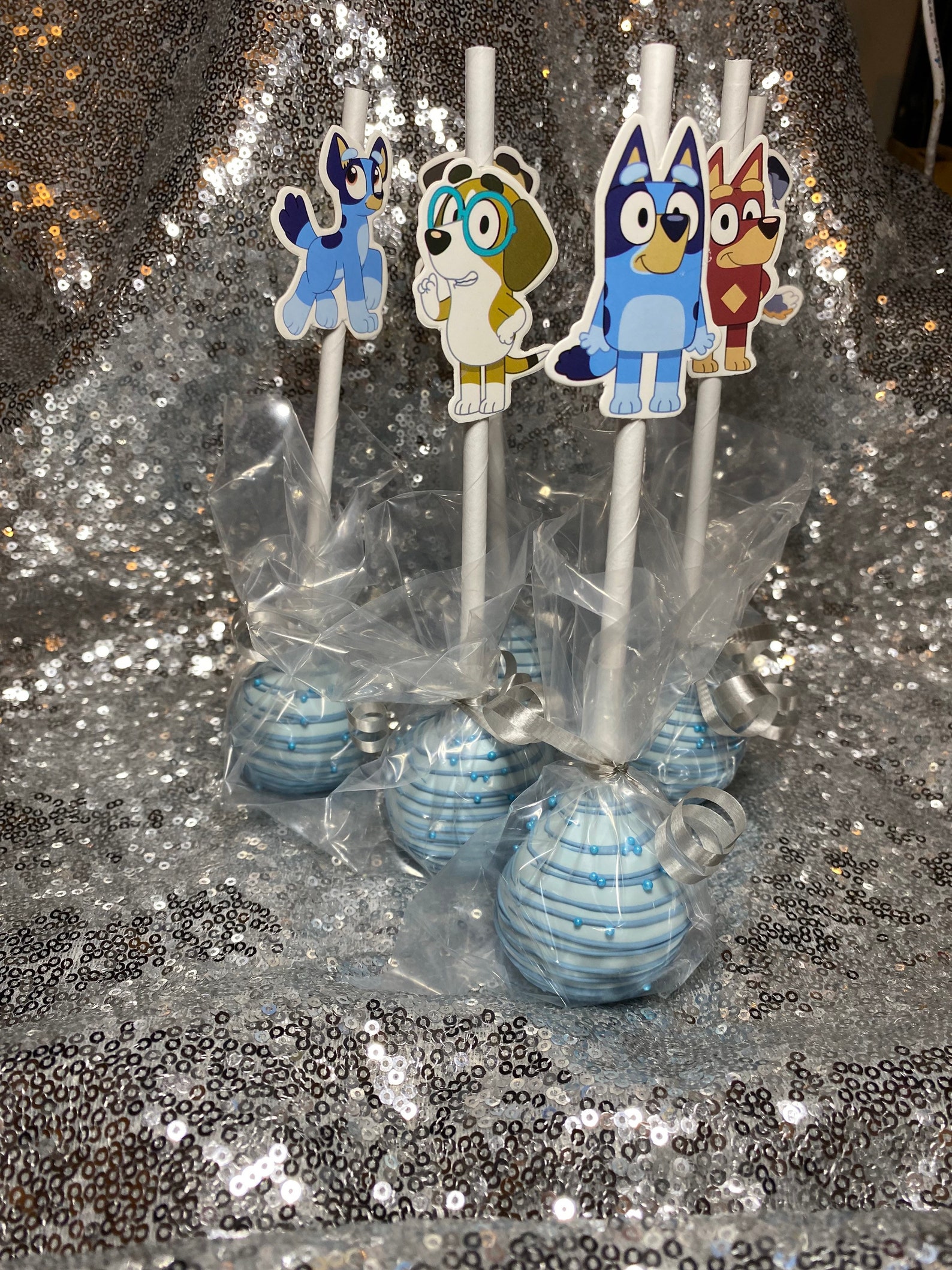 Bluey Inspired Cake Pops - Etsy