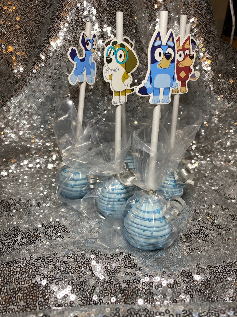 Bluey Inspired Cake Pops - Etsy