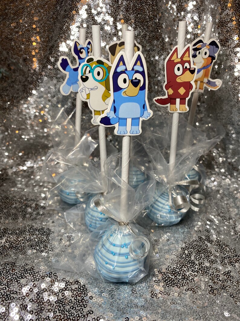 Bluey Inspired Cake Pops - Etsy