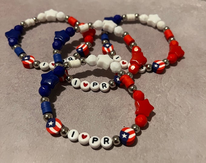 Puerto Rico Beaded Bracelets - Etsy