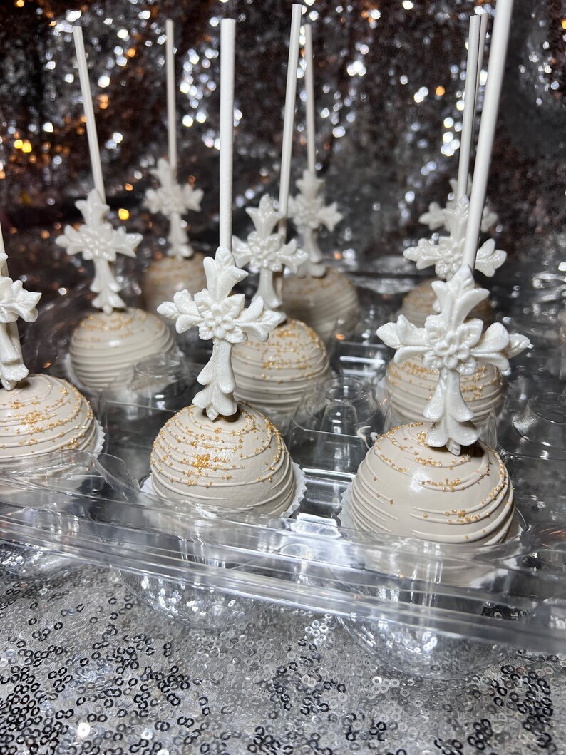 Baptism Communion or Confirmation Cake Pops - Etsy