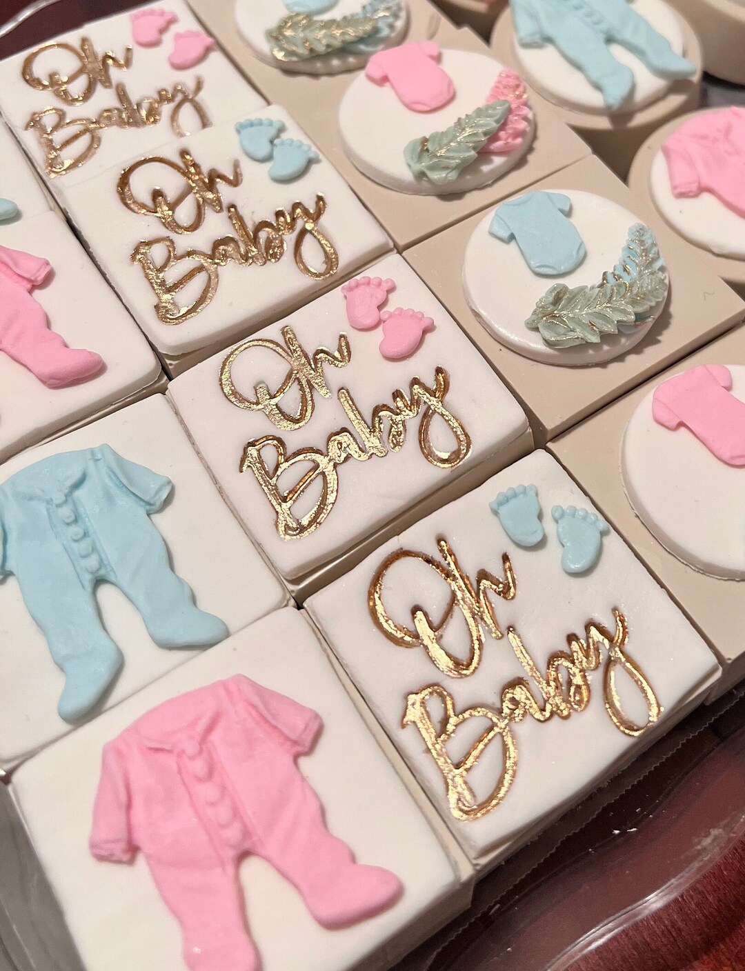 Oh Baby Gender Reveal Rice Krispies - Etsy