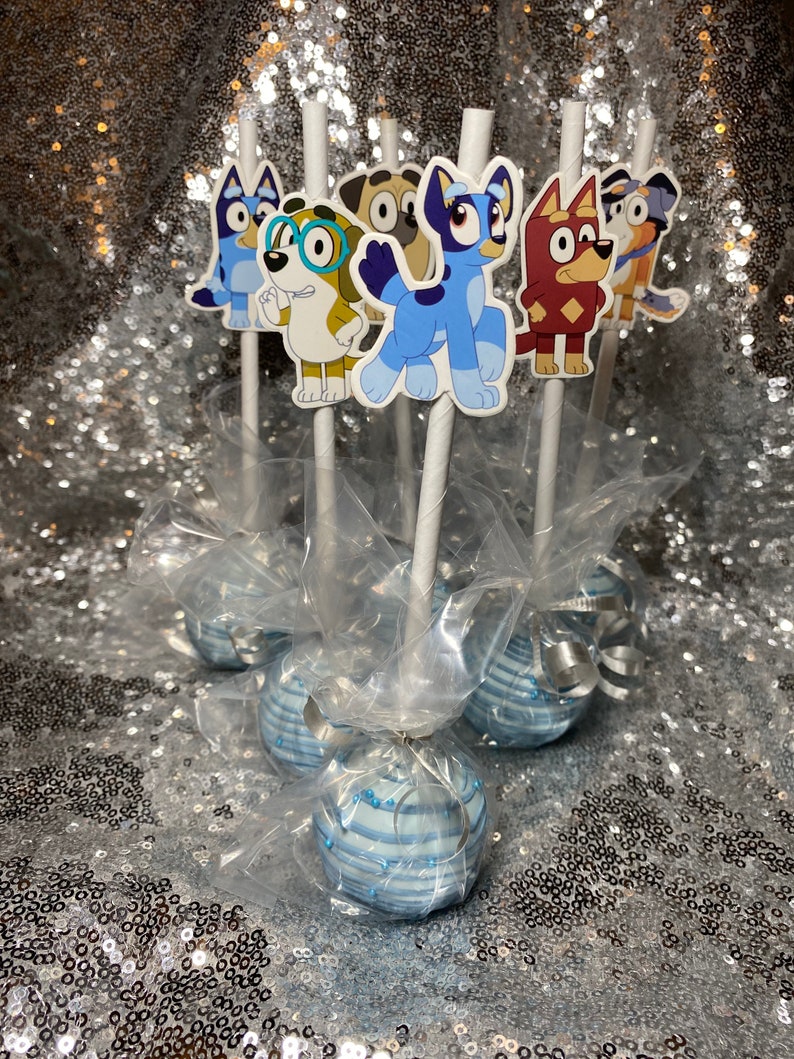 Bluey Inspired Cake Pops - Etsy