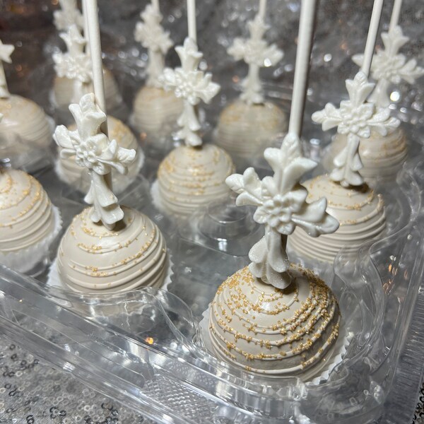 Cross Cake Pops - Etsy