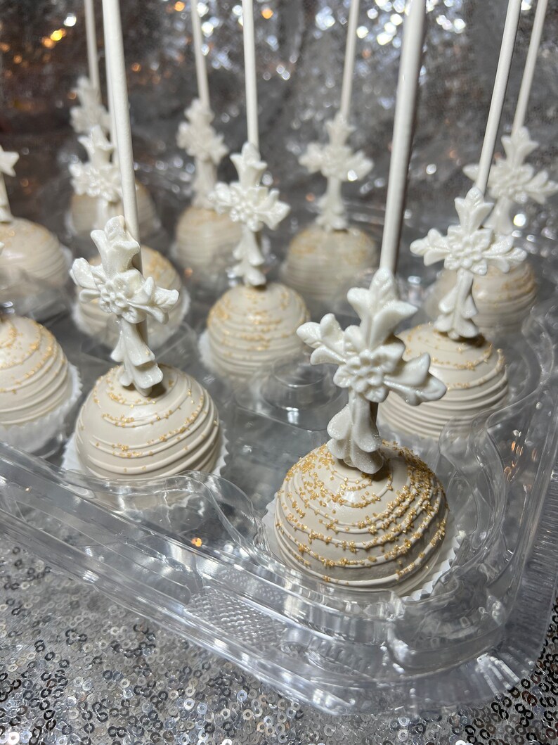 Baptism Communion or Confirmation Cake Pops - Etsy