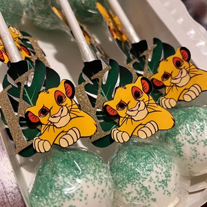 Replica Lion King Theme Cake Pops - Etsy