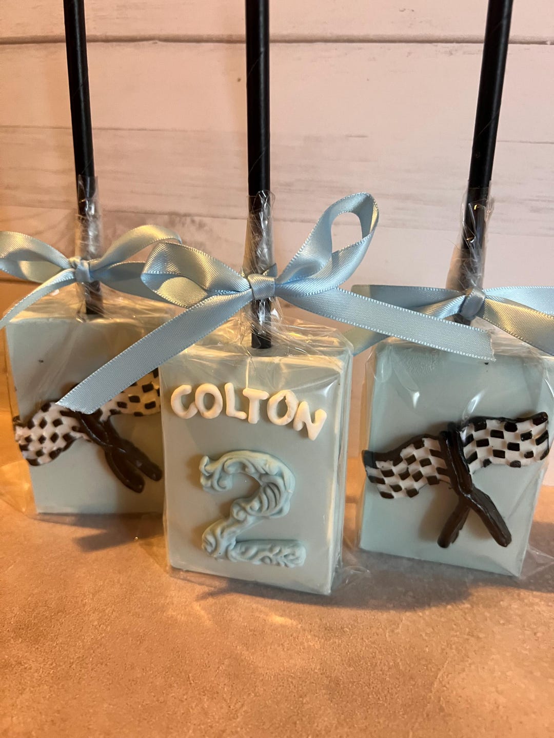 Two Fast Race Car Themed Rice Krispies - Etsy