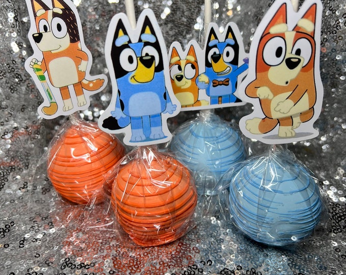 Bluey Inspired Cake Pops - Etsy