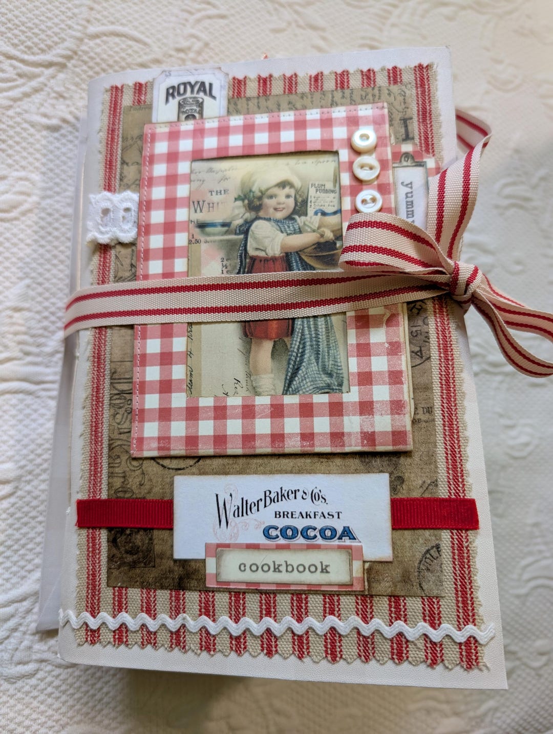 Handmade Cookbook Journal, Angela Kerr, Grandma's Cookbook, Vintage ...