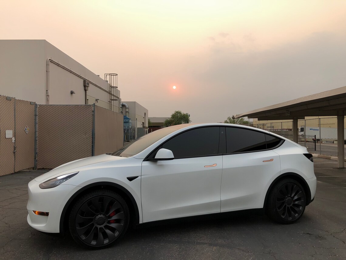 Tesla Model Y door handle overlays | Etsy