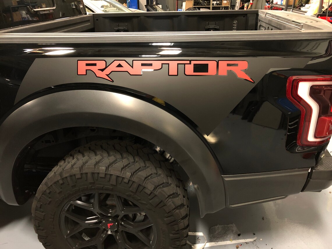 2nd Gen Ford RAPTOR Fender/bedside 3M Decal Kit - Etsy