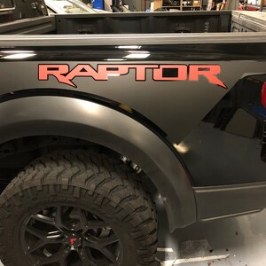 2nd Gen Ford RAPTOR Fender/bedside 3M Decal Kit - Etsy