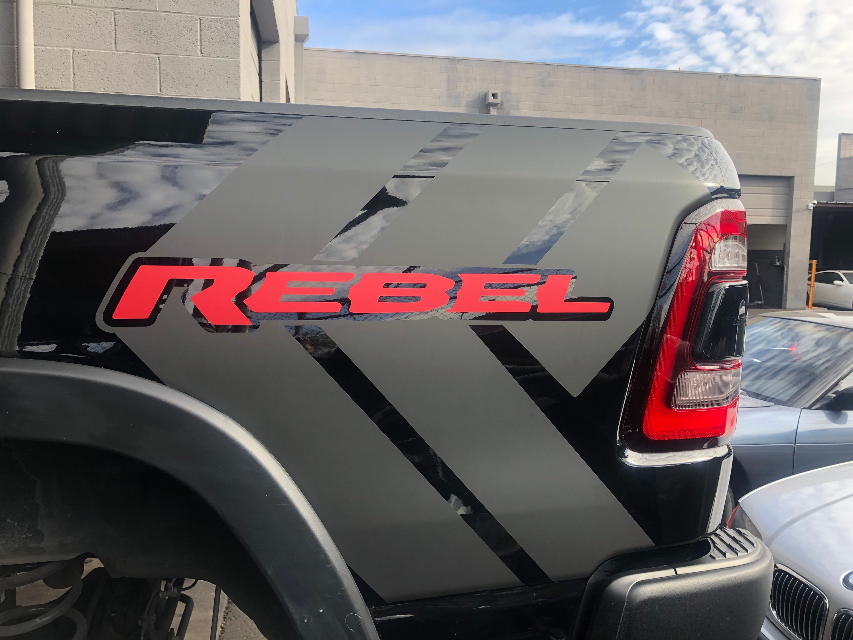 Dodge Ram Rebel Hood and Bedside Decals | Etsy