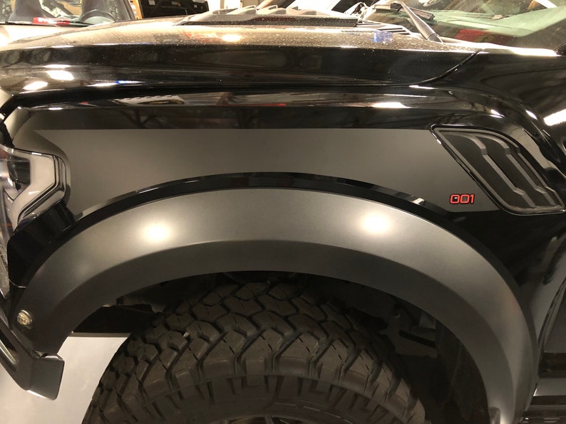 2nd Gen Ford RAPTOR Fender/bedside 3M Decal Kit - Etsy