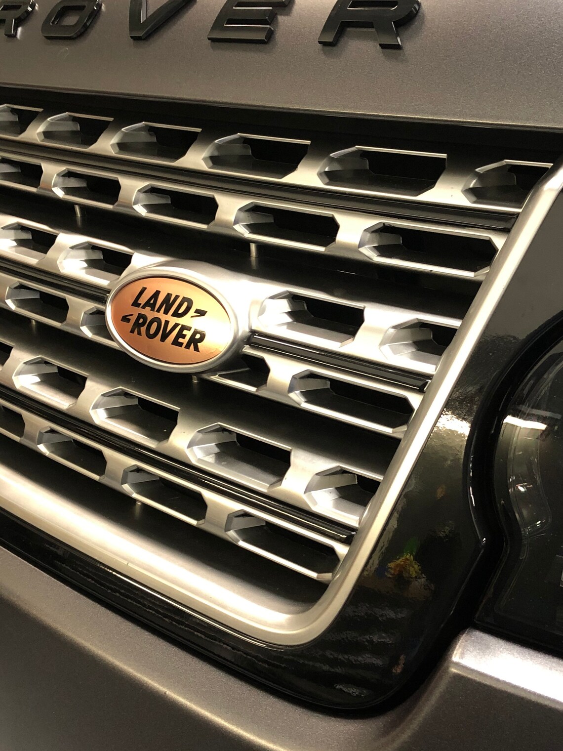 Range Rover Land Rover emblem Overlays | Etsy