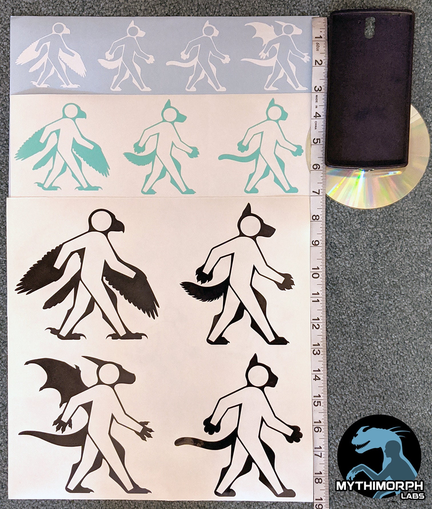 Metamorphic: Manokit vinyl Decal Sticker | Etsy