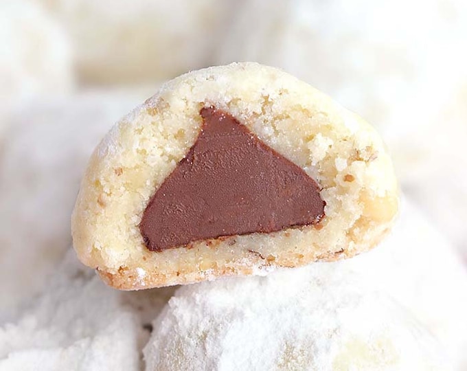 Snowball Kisses Cookies, 2 Dozen, Baked Goods, Homemade Cookies ...