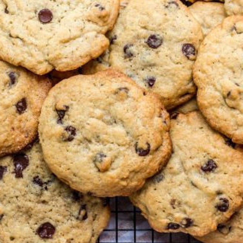 Chocolate Chip Cookies 2 DOZEN Homemade Cookies Baked | Etsy