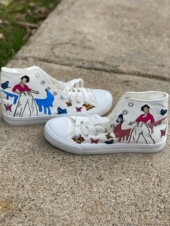 Custom Painted Converse High Tops | Etsy