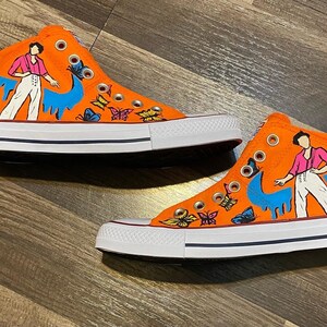 Custom Painted Converse High Tops - Etsy