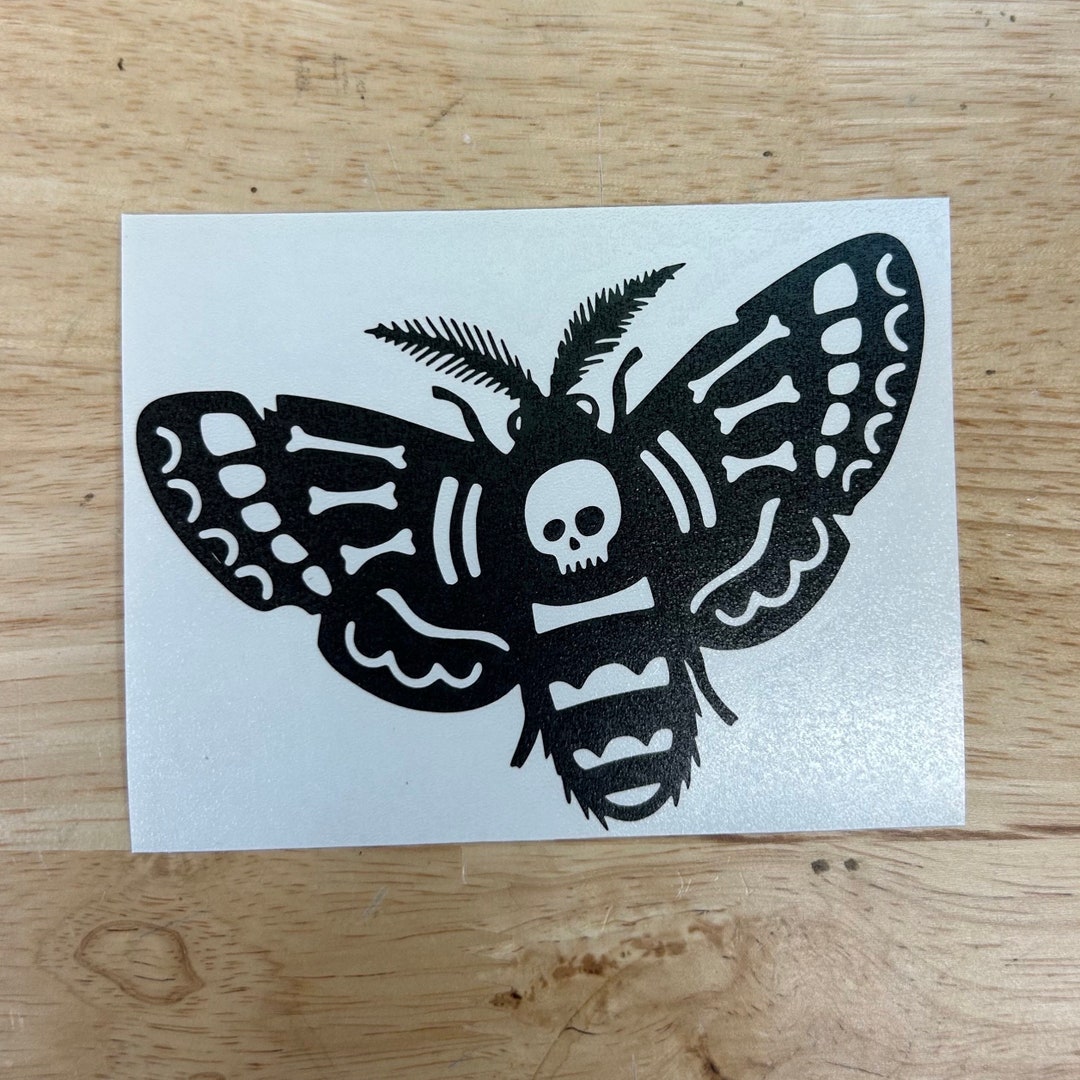 Death Moth Vinyl Decal - Etsy